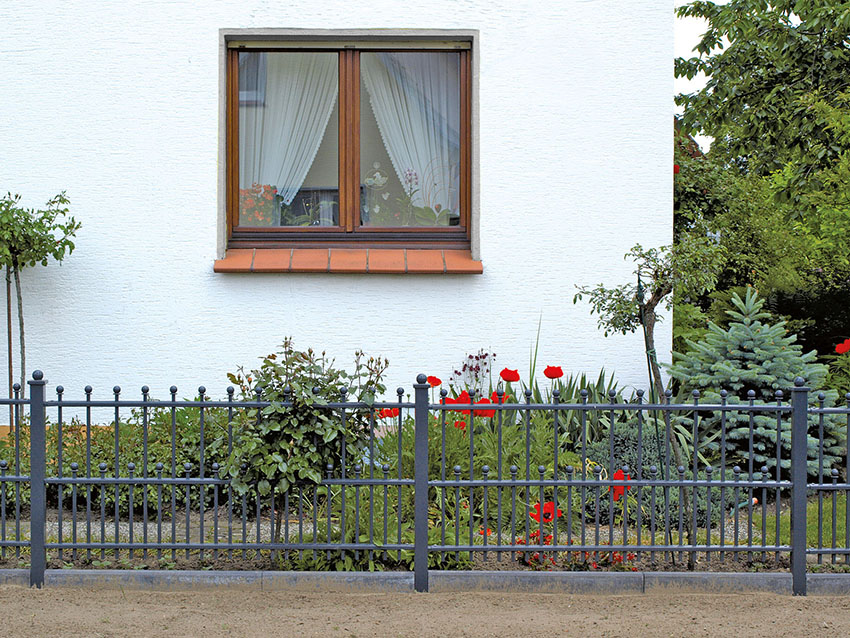 Praktisch und Pflegeleicht - Metallzaun, Gartenzaun Metall, Zaun Metall ...